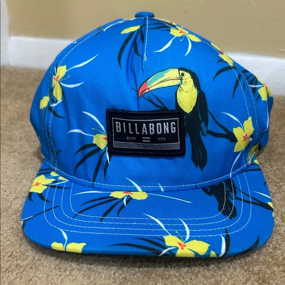 Billabong | Accessories | New Billabong Blue Toucan Cap | Poshmark